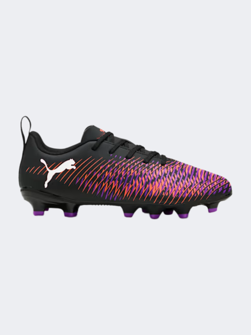 Puma Future 8 Play Fg/Ag Boys Football Shoes Black/Glowing Red – Mike ...