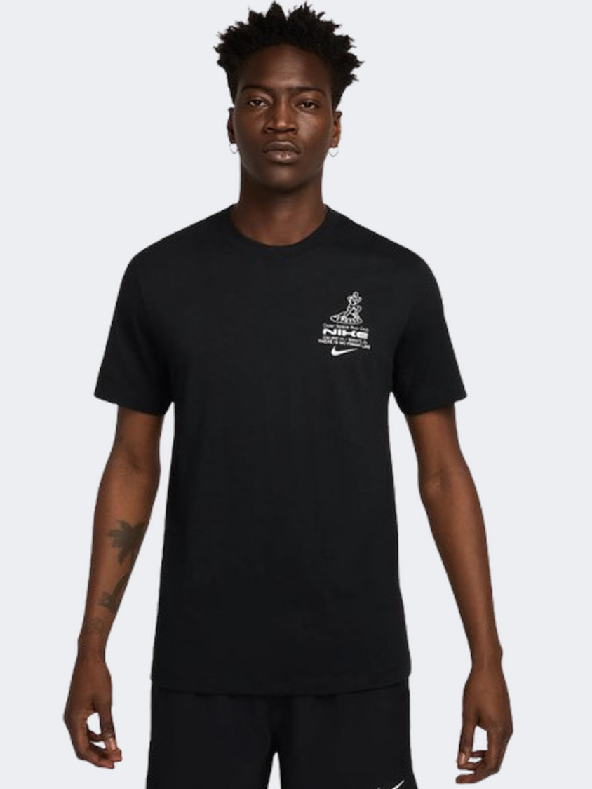 Nike I Believe Men Running T-Shirt Black/White – Mike Sport Iraq