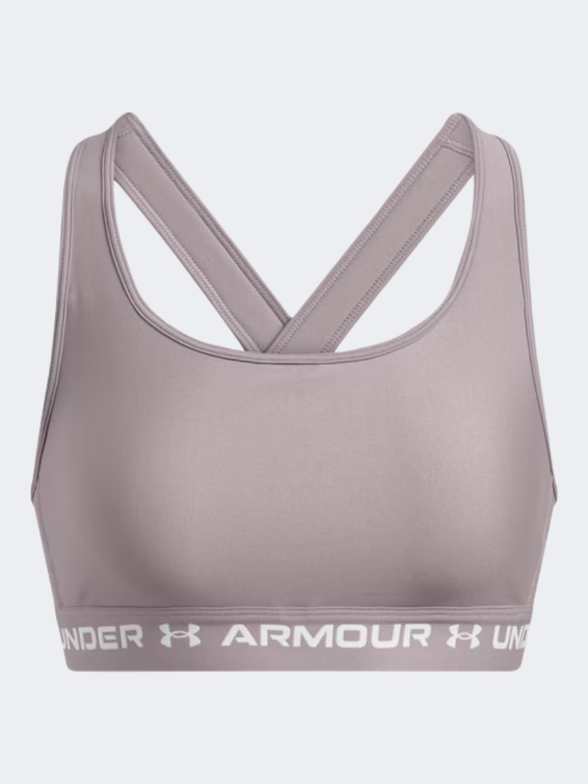 Under Armour Crossback Women Training Bra Tetra Grey/White – Mike Sport ...