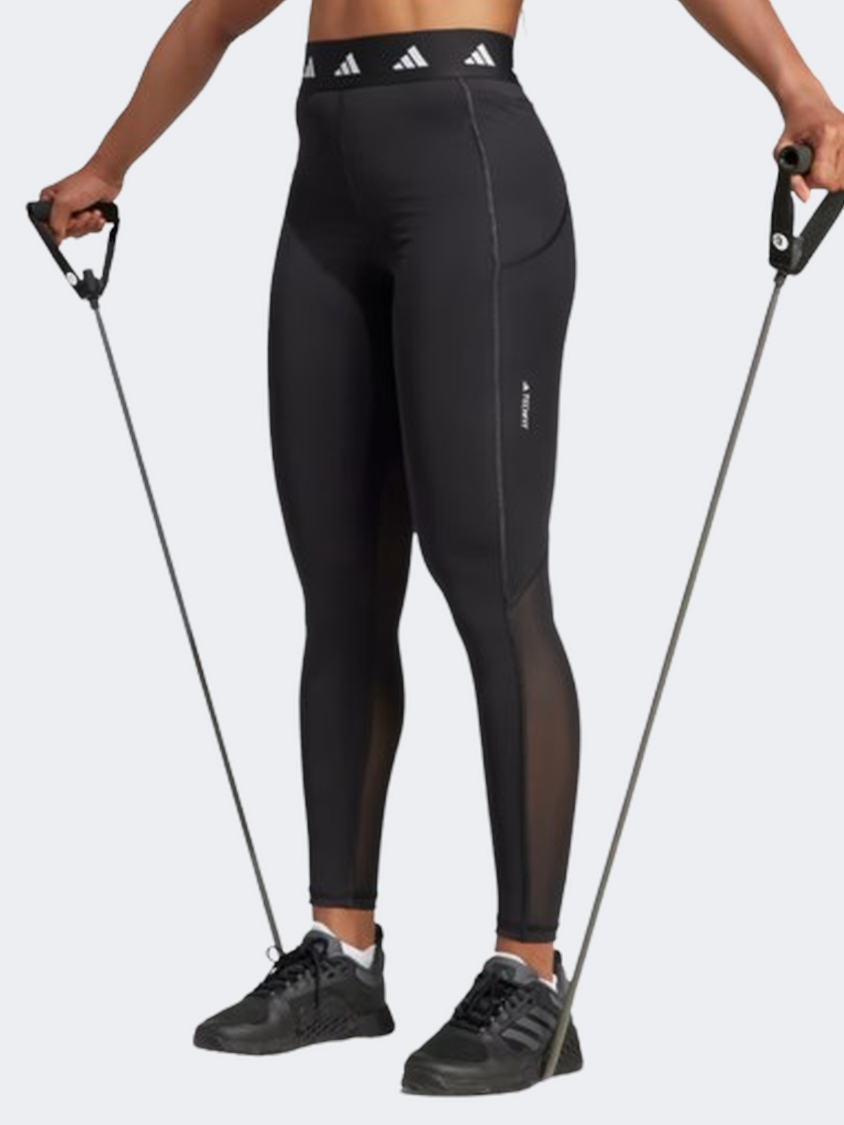 Adidas Stash Women Training Tight Black/White – Mike Sport Iraq