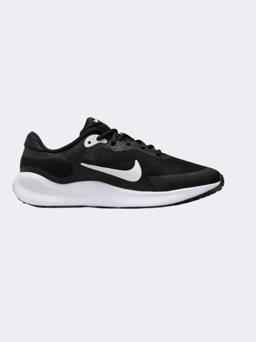 Nike Revolution 7 Gs Boys Running Shoes Black/White – Mike Sport Iraq