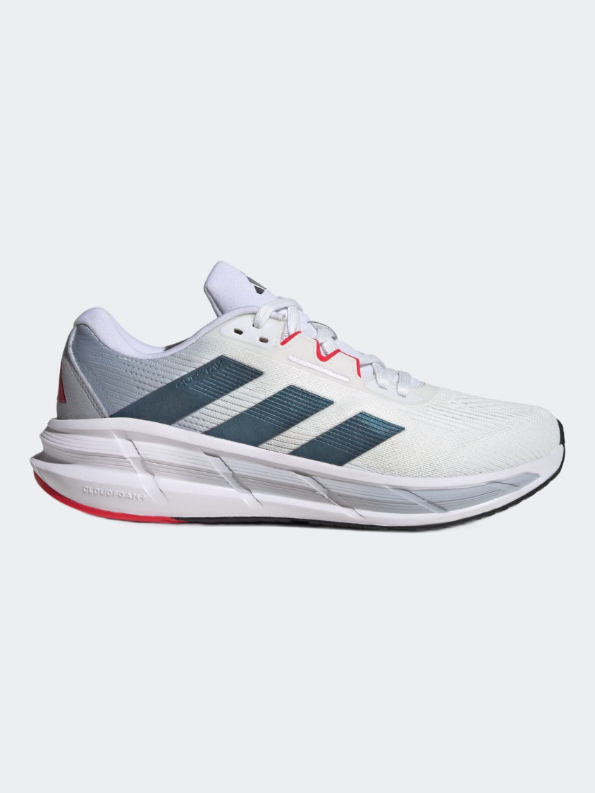 Adidas Questar 3 Men Running Shoes White/Black/Ruby – Mike Sport Iraq
