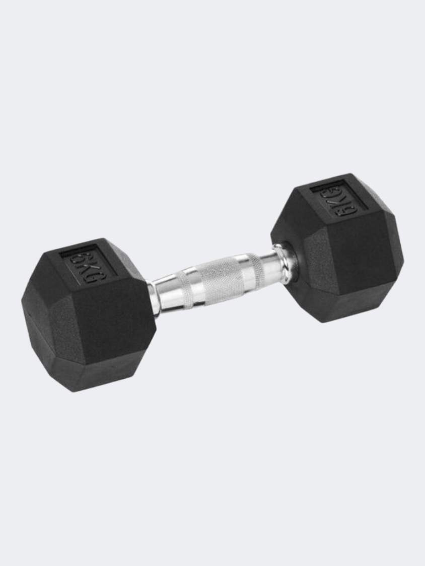 Irm-Fitness Factory Rubber Hex Dumbbell 6Kg Weights Black – Mike Sport Iraq