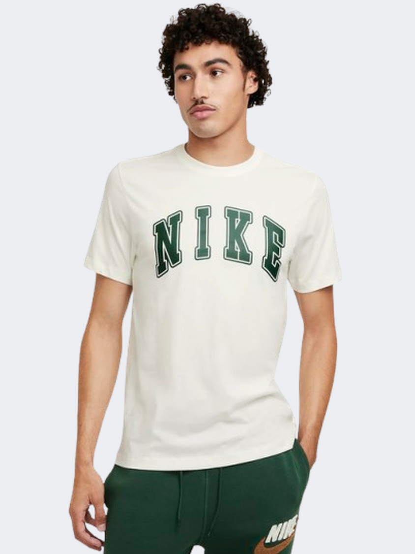 Nike Sportswear Club Men Lifestyle T-Shirt Sail – Mike Sport Iraq
