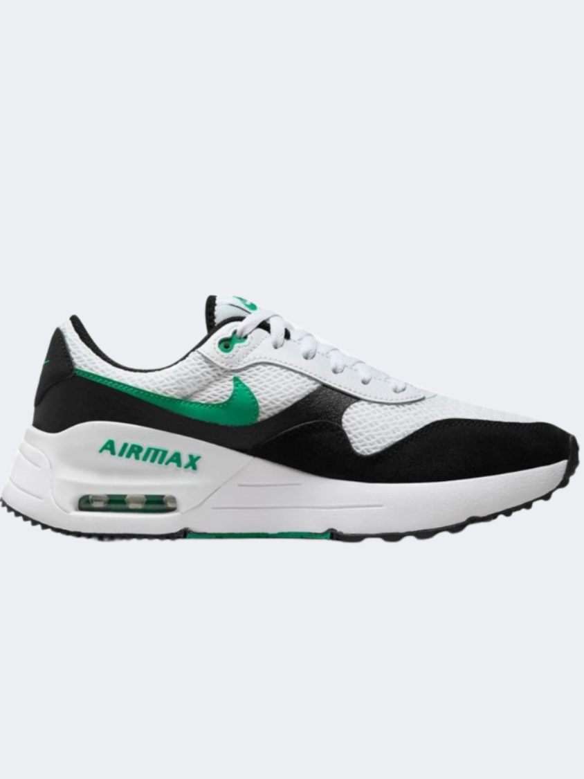 Nike Air Max Systm Men Lifestyle Shoes White/Black/Green – Mike Sport Iraq