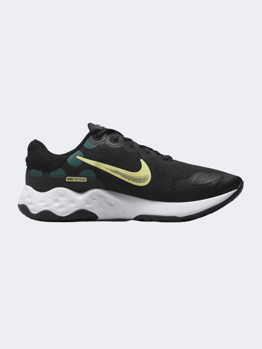 Nike Renew Ride 3 Men Running Shoes Black/Lemon – Mike Sport Iraq