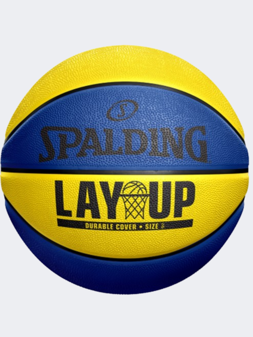 Spalding Lay Up Series Basketball Ball Blue/Yellow – Mike Sport Iraq