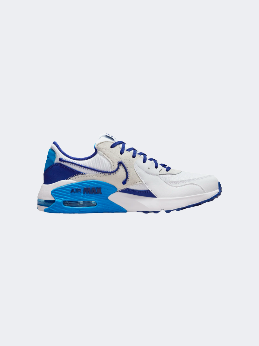Nike Air Max Excee Men Lifestyle Shoes White/Dust/Blue – Mike Sport Iraq