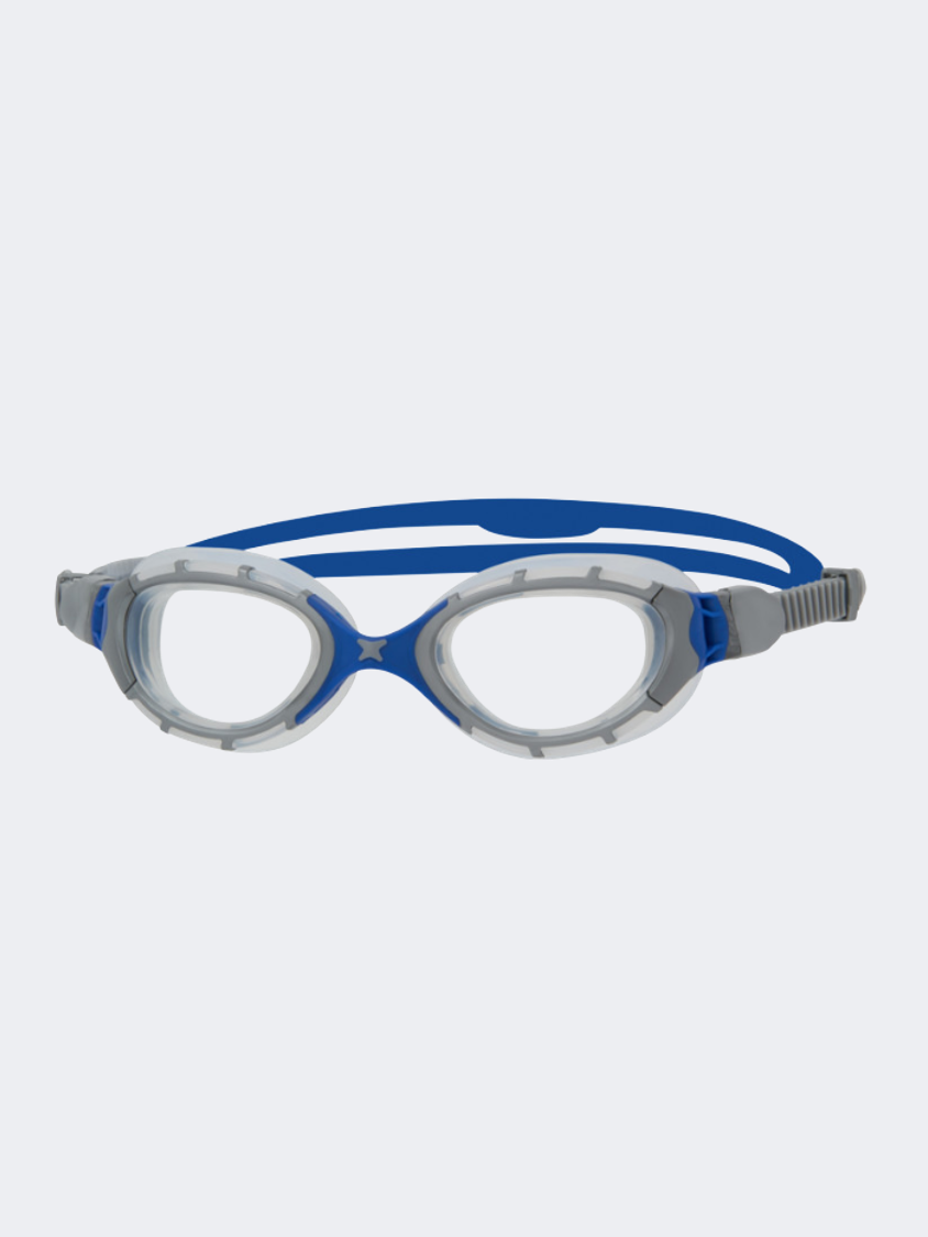 Zoggs Predator Flex Swim Goggles Silver/Blue – Mike Sport Iraq